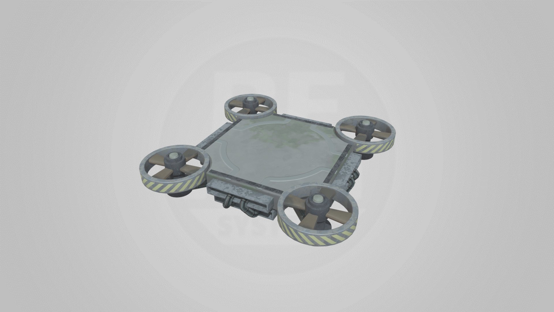 Stylized flying drone pad - Buy Royalty Free 3D model by ReamoSystems ...