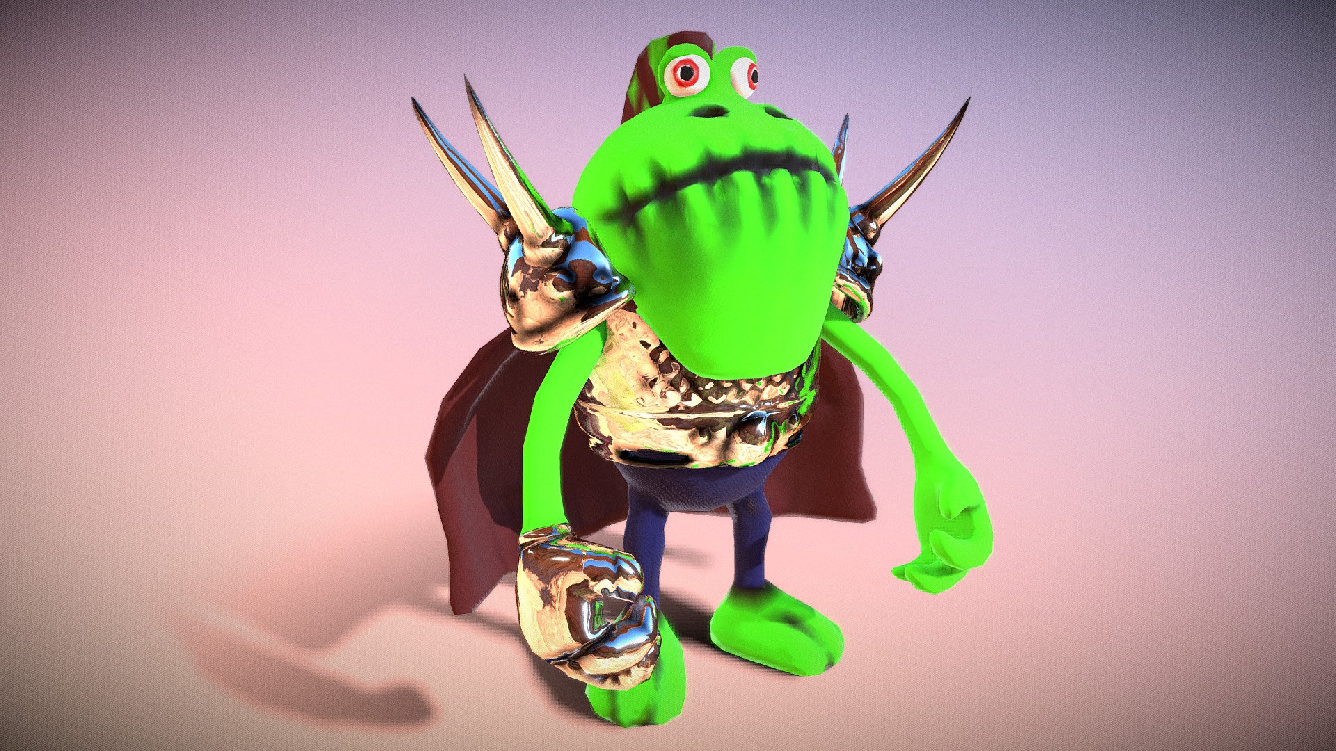 Cartoon Game Character - 3D model by rehan (@maazrehan8181) [ff7f3c7 ...