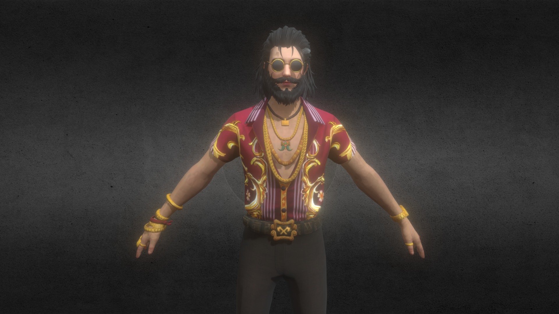 Pushpa FreeFire 3d Model By Djajang Studio - 3D model by Djajang Studio ...
