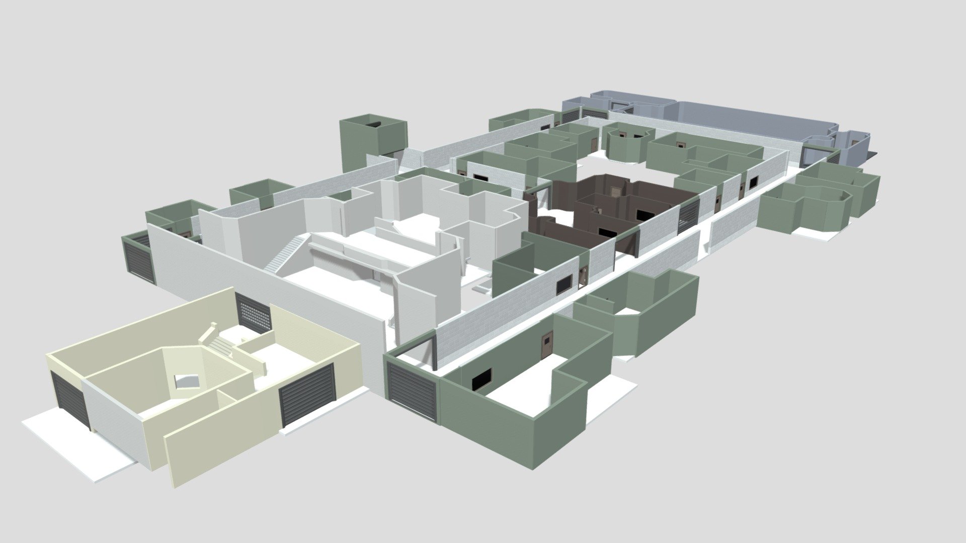 Bunker Structure - Level 01 Sample - 3D model by Tavo Passos (@tavo ...