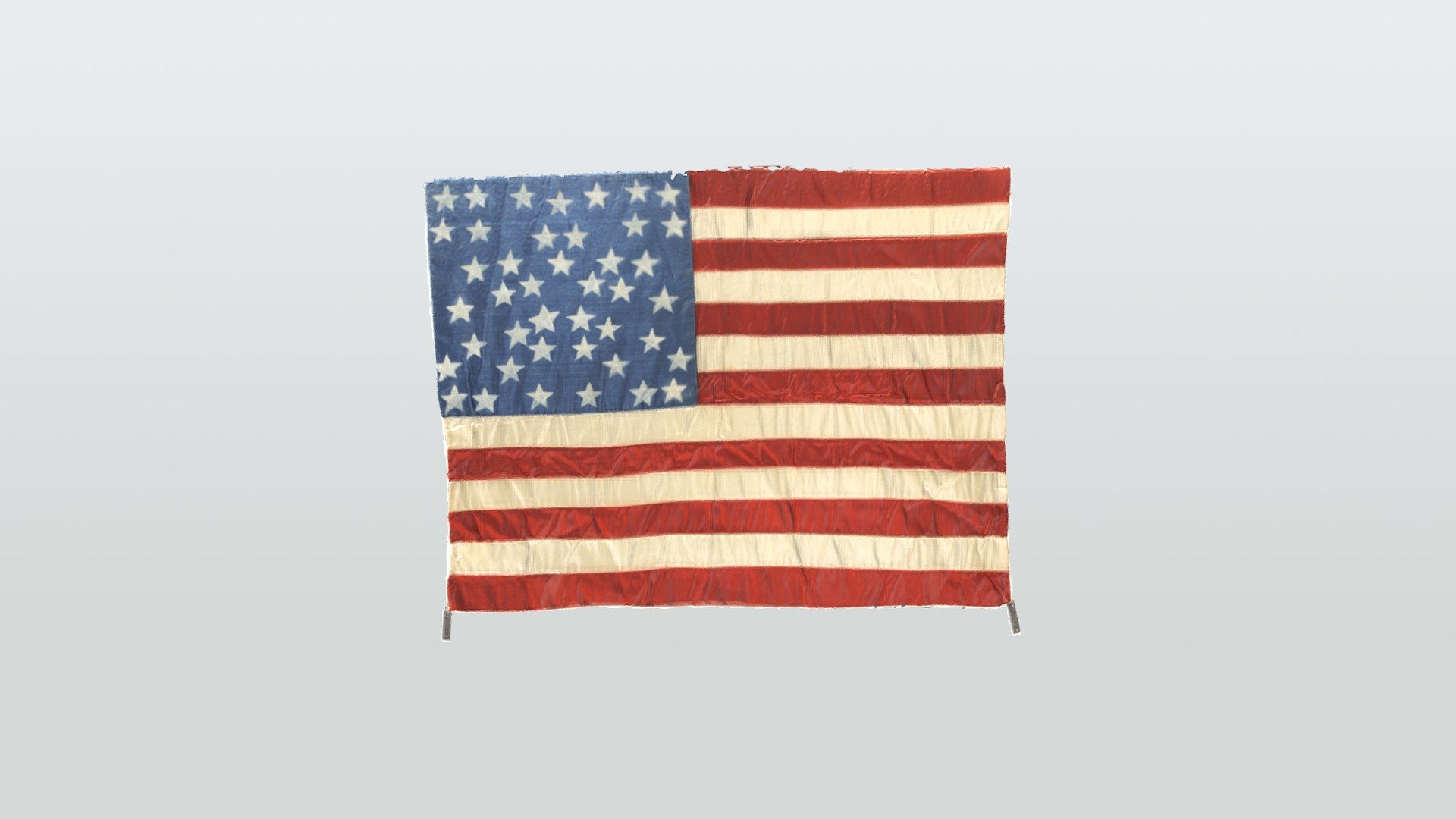 49 Star Flag Original - Download Free 3D model by IU Indianapolis ...