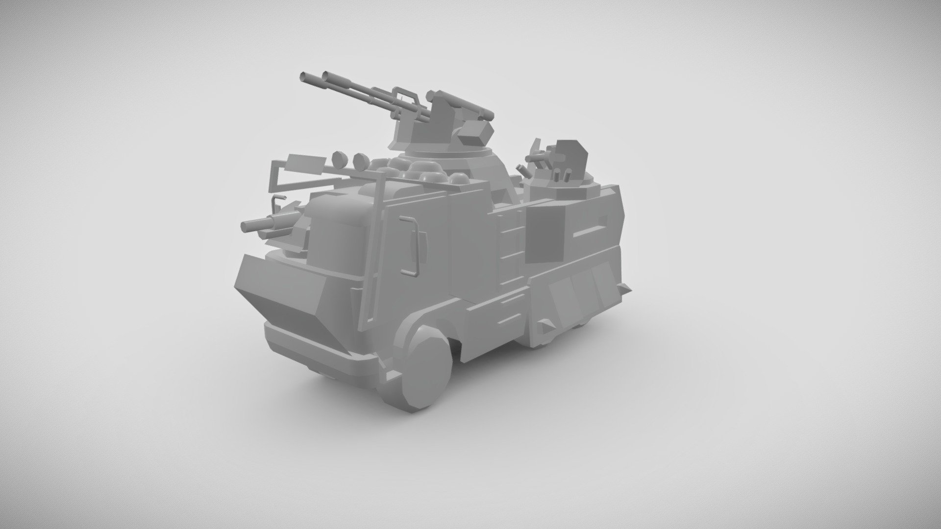 Assault Truck - 3D model by spacelynxcanfly [ff8307a] - Sketchfab