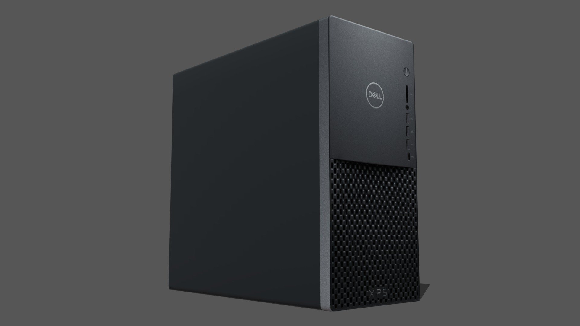 Dell XPS Desktop (low-poly) - Download Free 3D model by LagzDesign ...