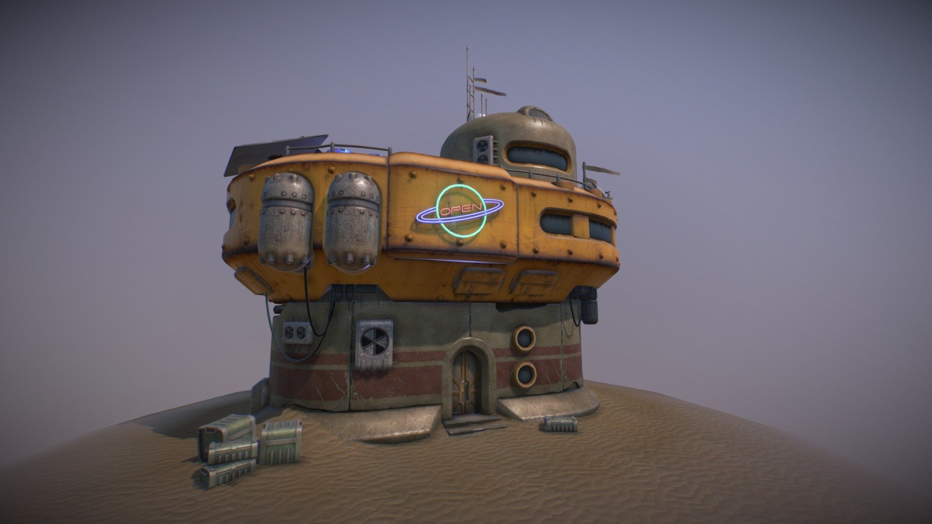 Outpost - 3D model by XerxZully [ff86043] - Sketchfab