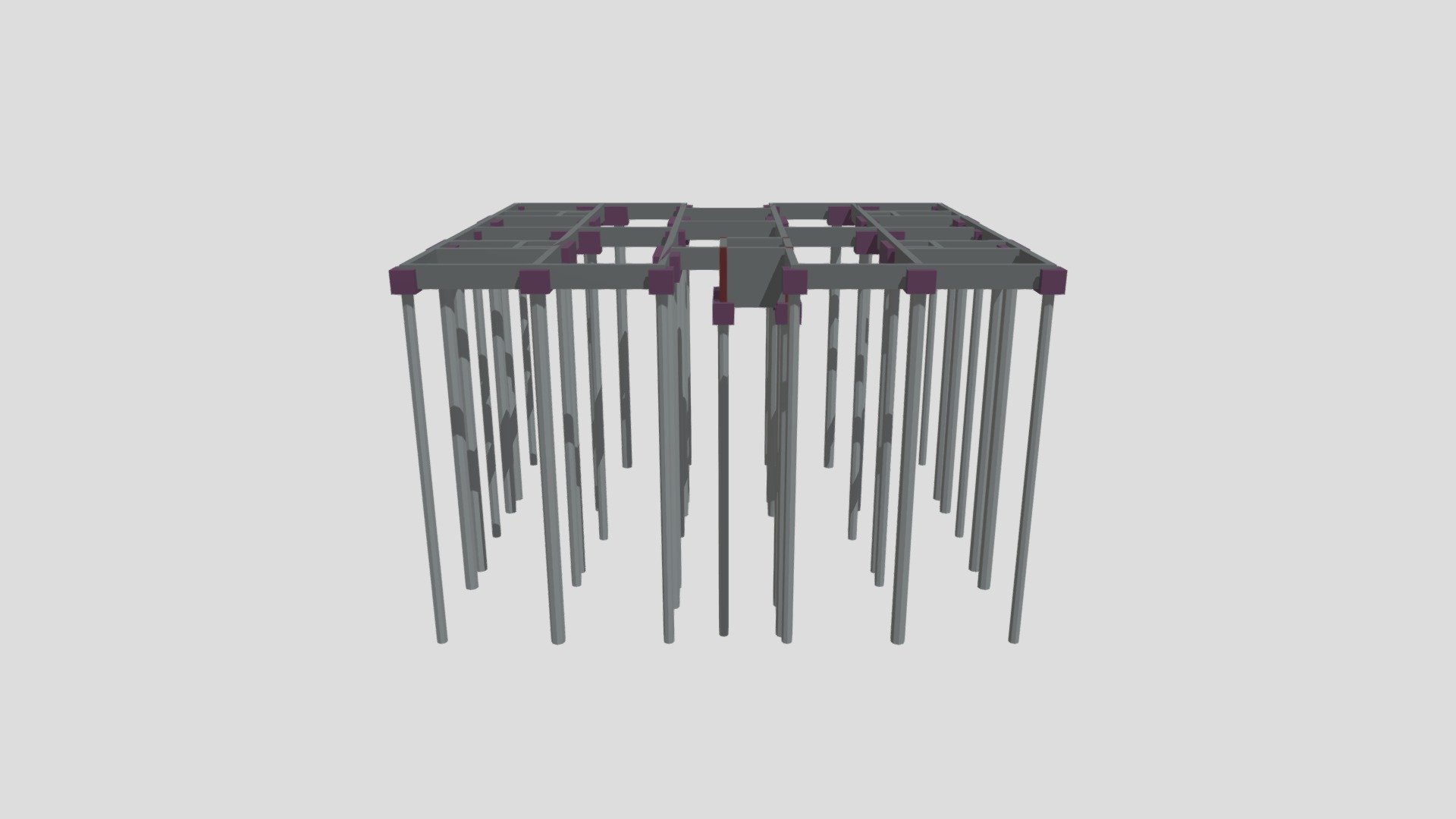 03 - Modelo 3D Embasamento - 3D model by cm.engenhariaestrutural ...