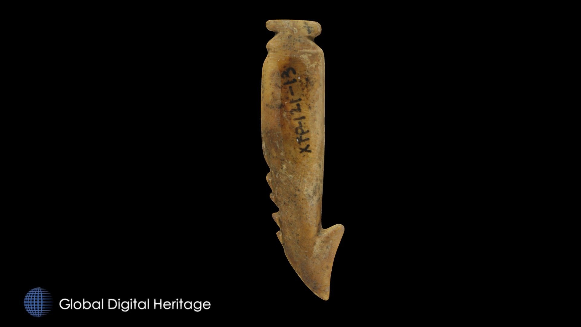 XFP-121 Ivory fish hook barb, Sanak Island, Ak. - Download Free 3D ...