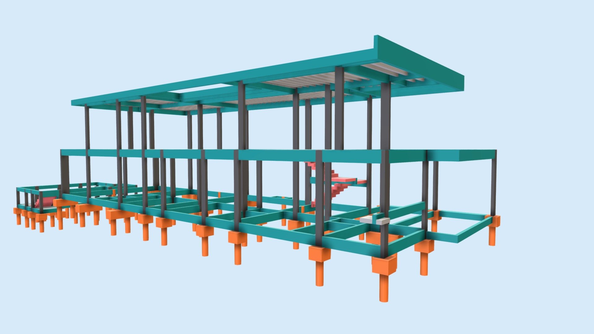ESTRUTURA - A&I - 3D model by Vigna Engenharia (@vignaengenharia ...