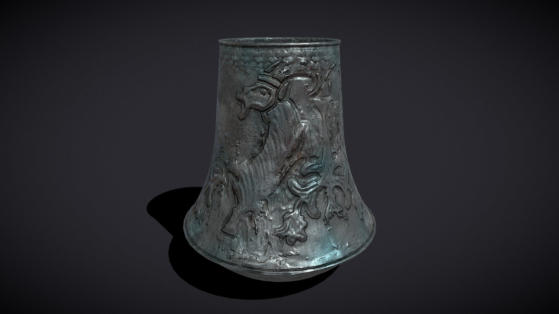 Elamite Silver Vessel - Buy Royalty Free 3D model by ...