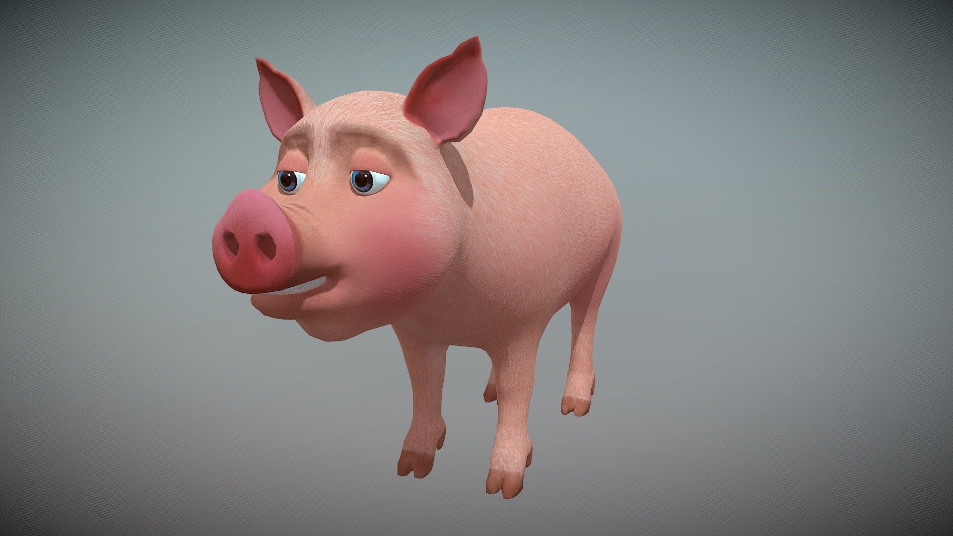 Cartoon Pig - Buy Royalty Free 3D model by Amal ks (@amal.ks.12 ...