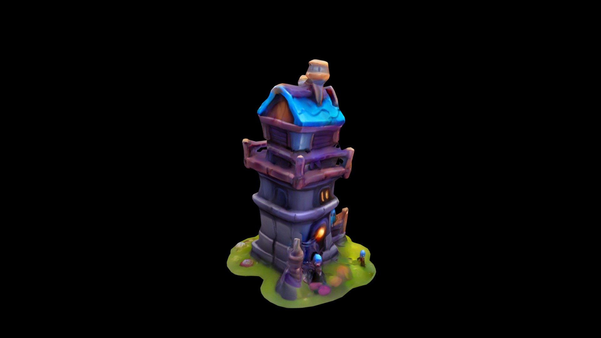 Tower Fall RTS building 0ab1a4ee-04b1-4cfb-b2b1- - Download Free 3D ...