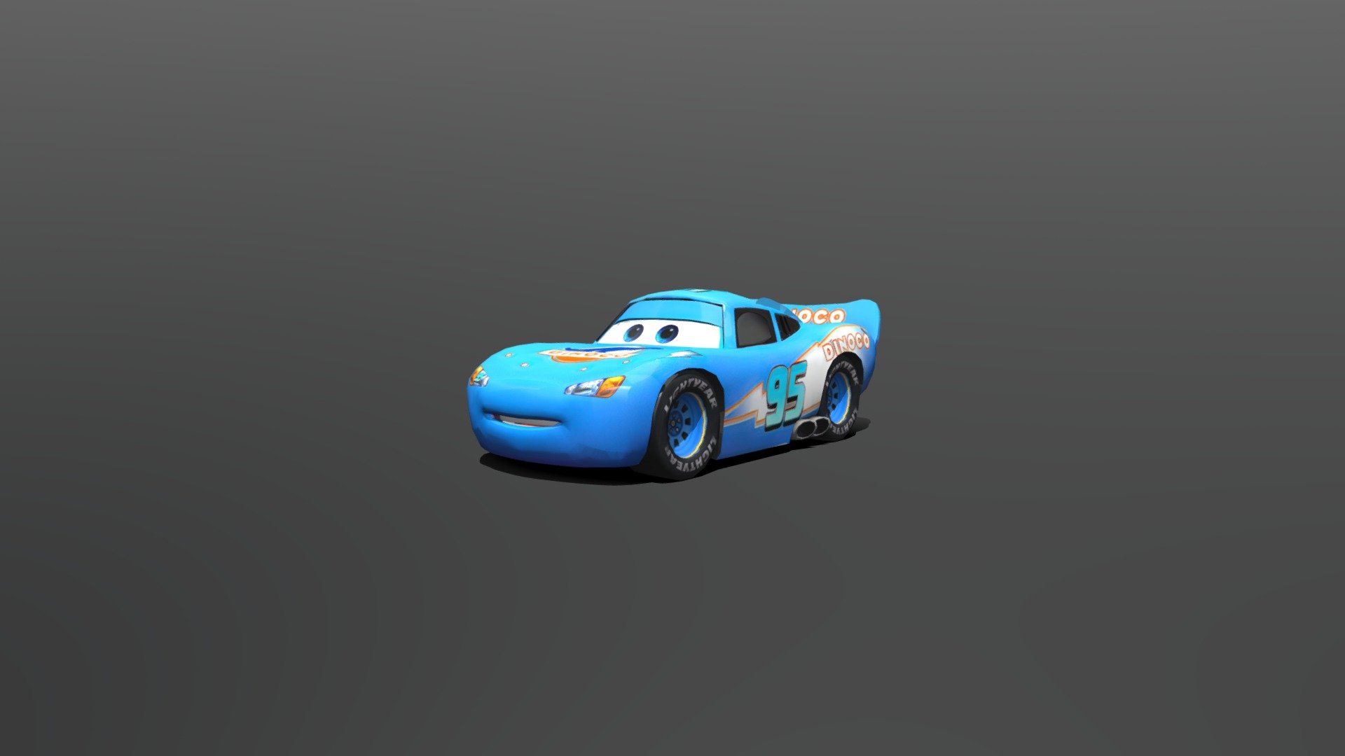 Lightning McQueen Dinoco Lightning Fast as Cars - Download Free 3D ...