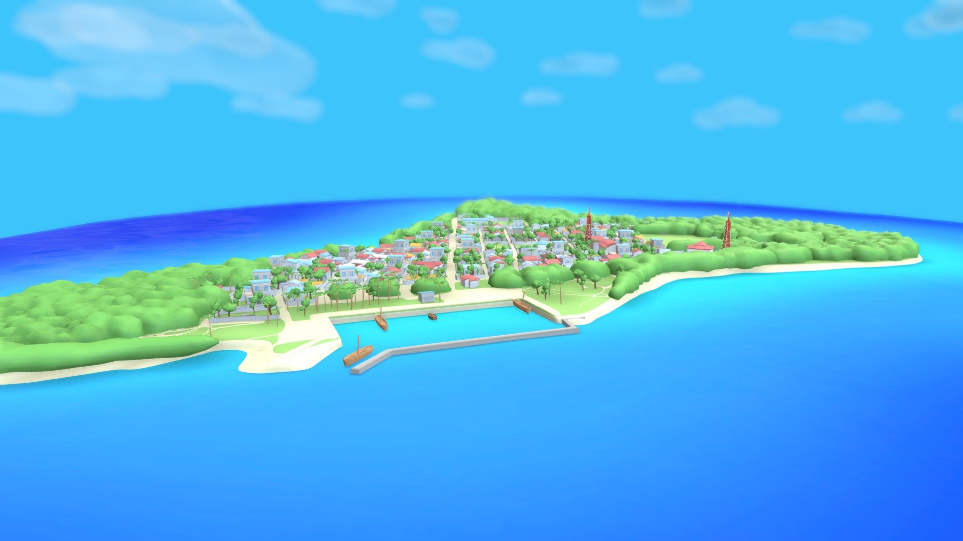 Freshwater lens, Maldivian island: Th.Kinbidhoo - 3D model by Min. of ...
