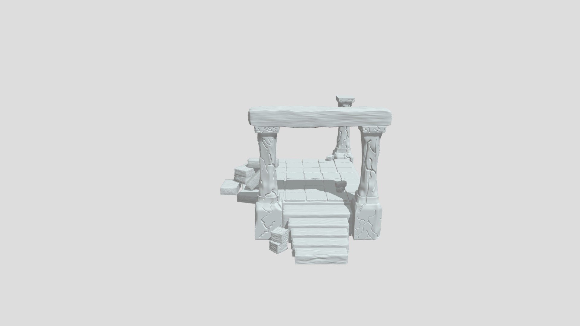 Stone Temple Platform - 3D model by AMacLeodart_biz (@AMacLeod99 ...