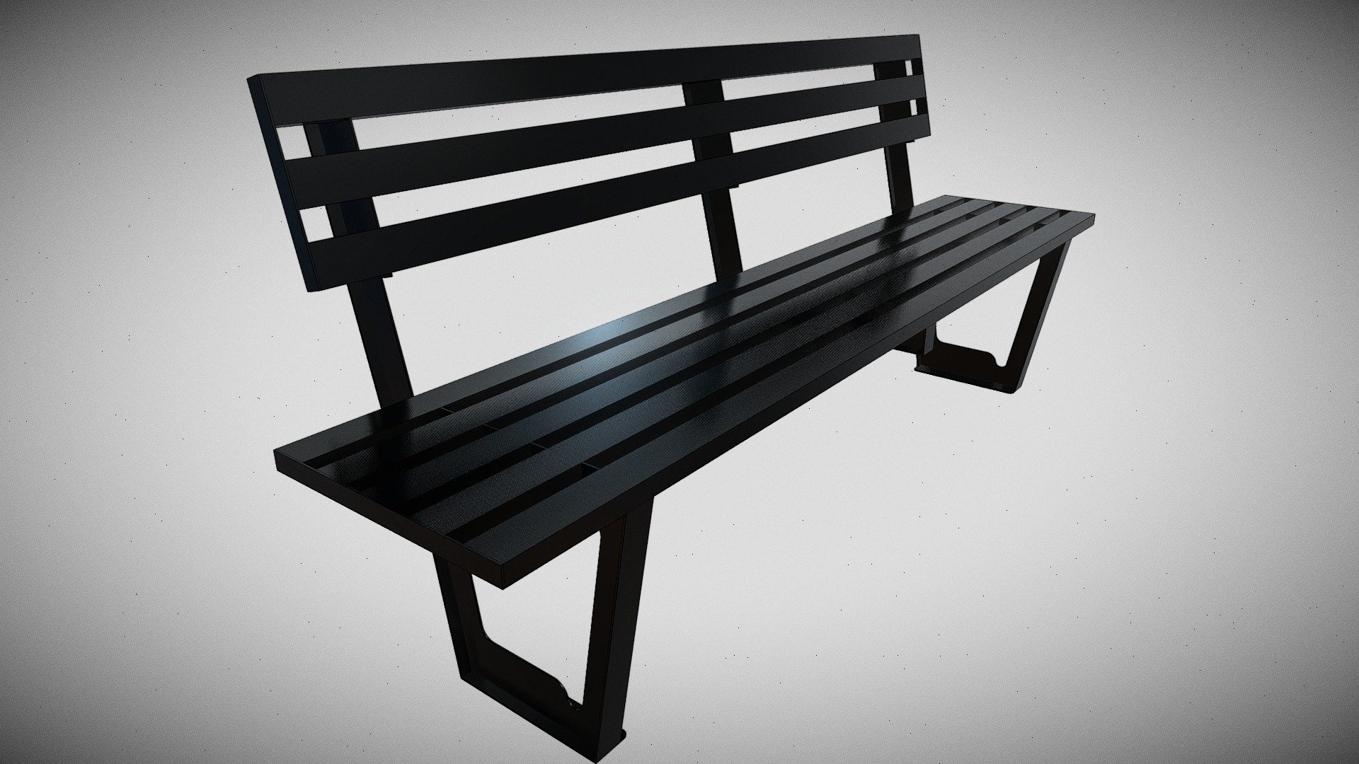 banco publico/public bench - Download Free 3D model by CastroArbell ...
