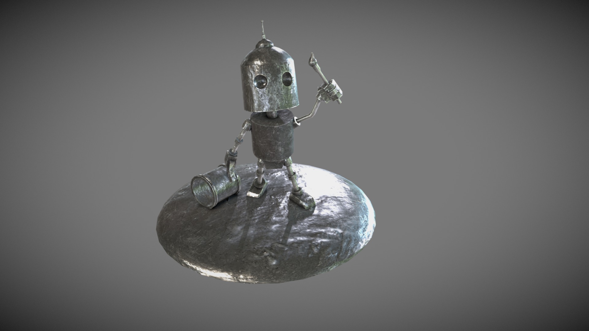 My Little Robot - 3D model by Slayer4Demons [ff8ed04] - Sketchfab