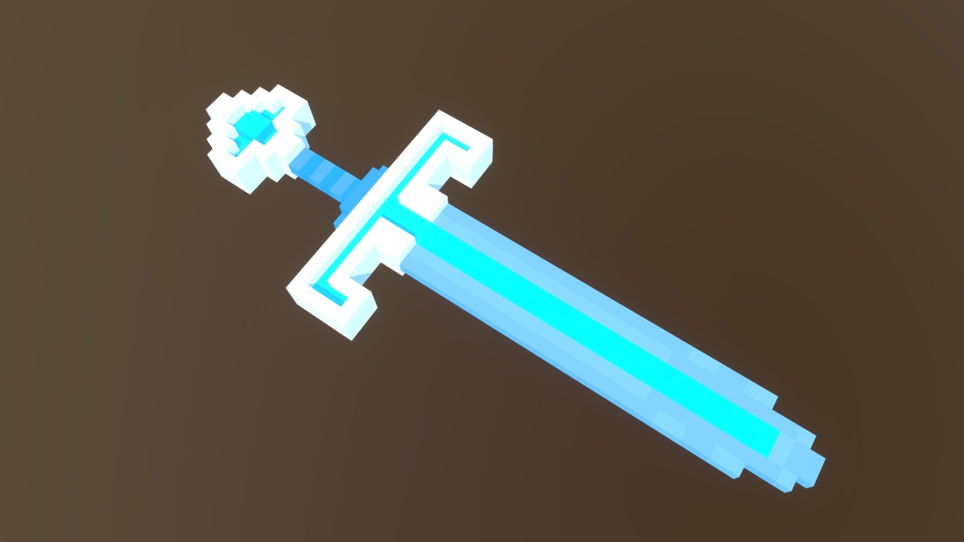 Voxel Fantasy Sword - 3D model by VX-Digitart (@vxdigitart) [ff8f0e6 ...