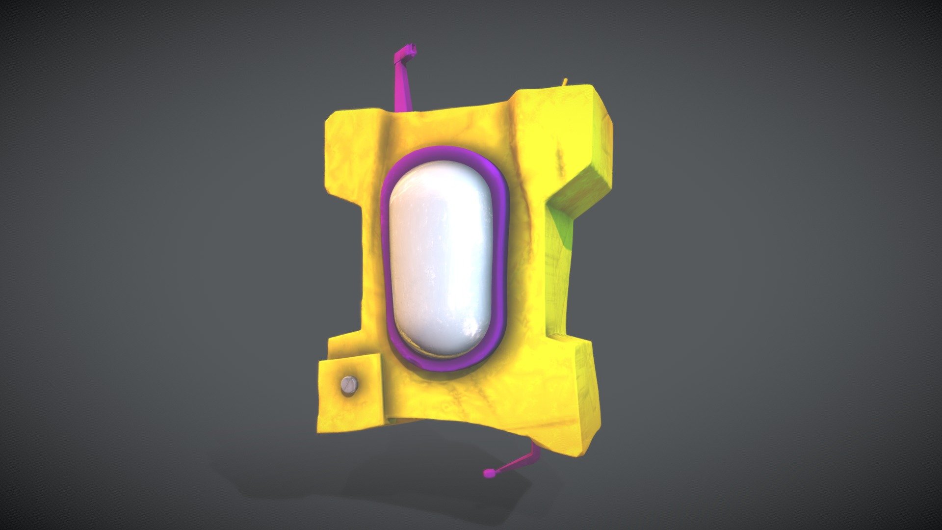 Worn-out Yellow Mech - 3D model by elpeanut [ff8f425] - Sketchfab