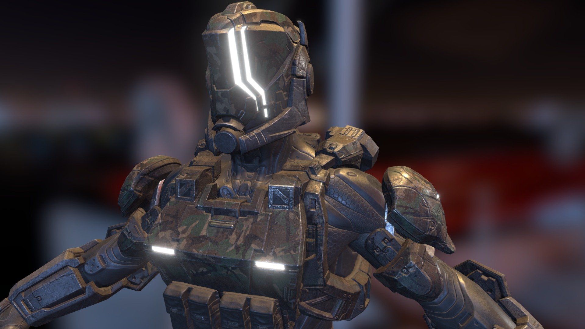 Halo 5 Spartan Soldier - Download Free 3D model by Abel (@abel76 ...