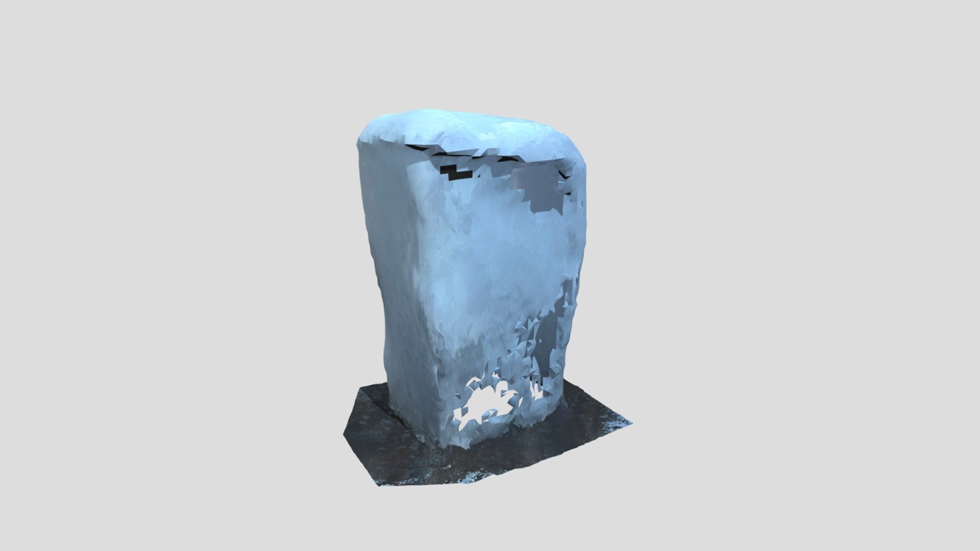 Ice Block - 3D model by guliksen [ff92697] - Sketchfab