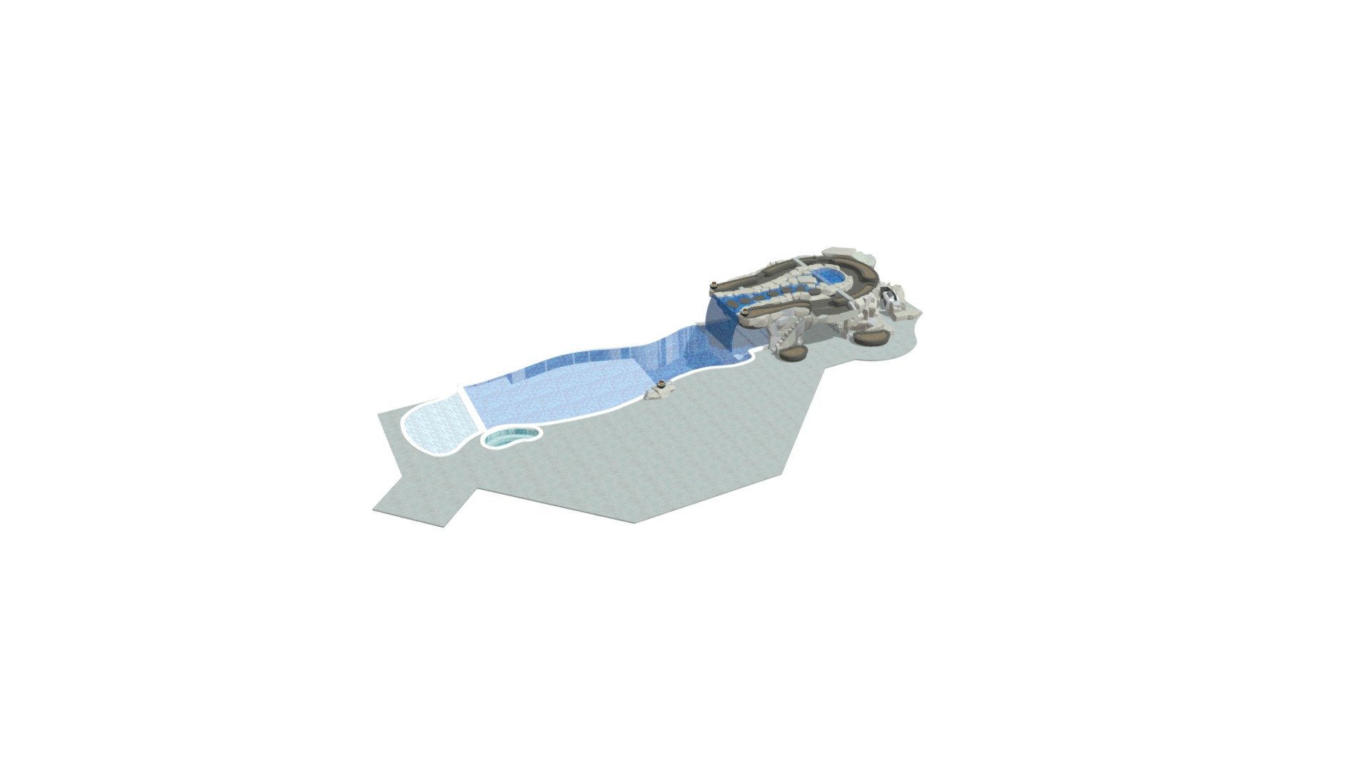 e-9 Steve STROMBECK AS BUILT POOL PLAN - 3D model by Pro Draft, Inc ...