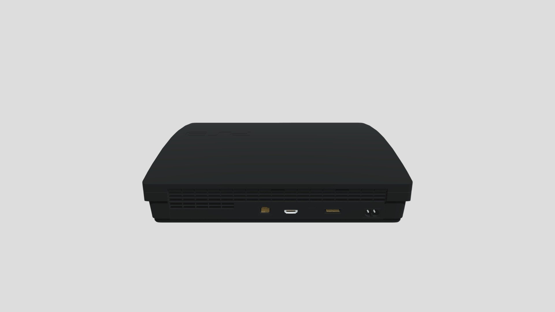 PS3 Slim - Download Free 3D model by Kayra5715 [ff98dee] - Sketchfab