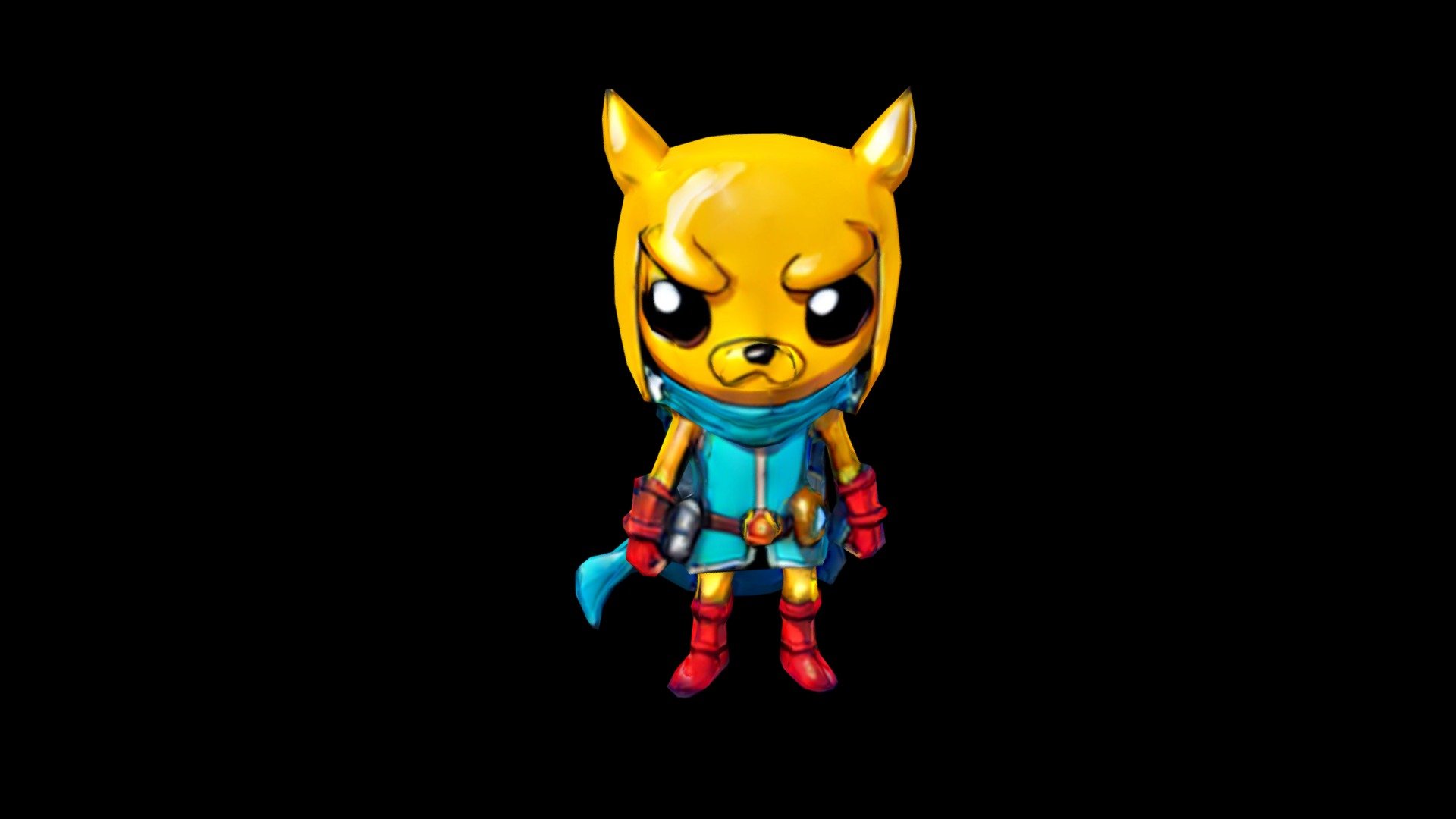 The cartoon character in the image is named Hild - Download Free 3D ...