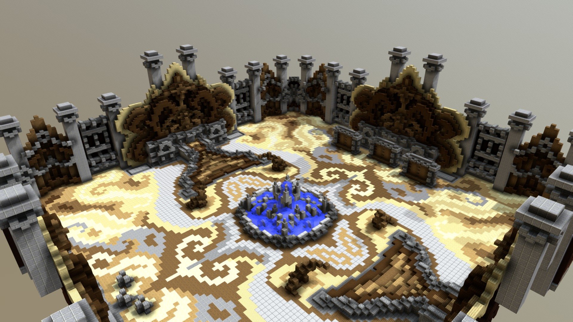 Large Minigames Lobby - 3D model by Zeiyon [ff99b8f] - Sketchfab