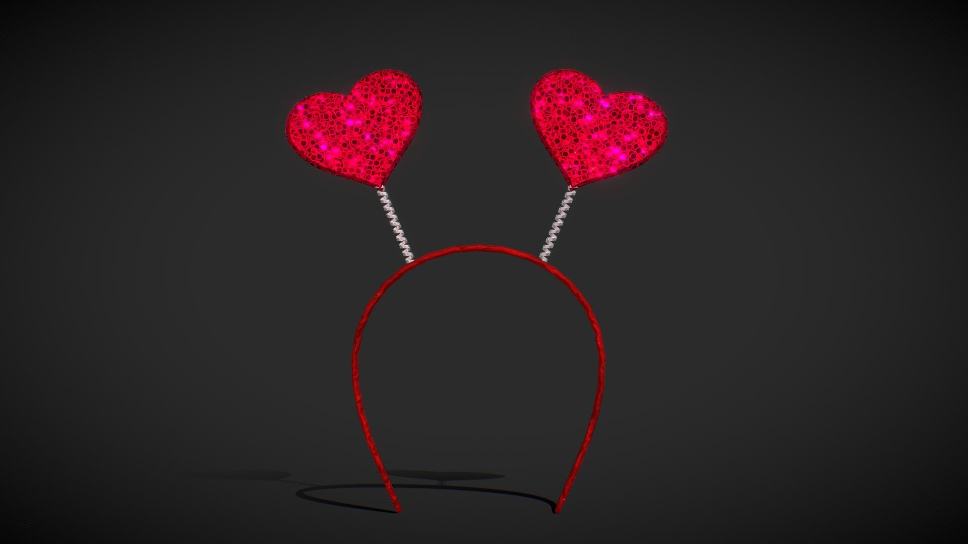 Heart Headband / Valentine Hairband - Buy Royalty Free 3D model by ...