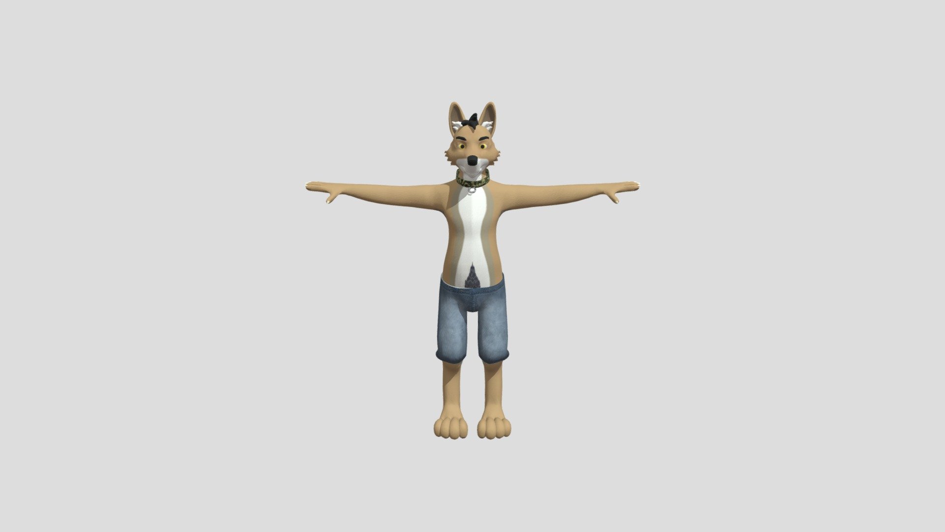 Coyote VRchat model - 3D model by spruceloops [ff9eca6] - Sketchfab