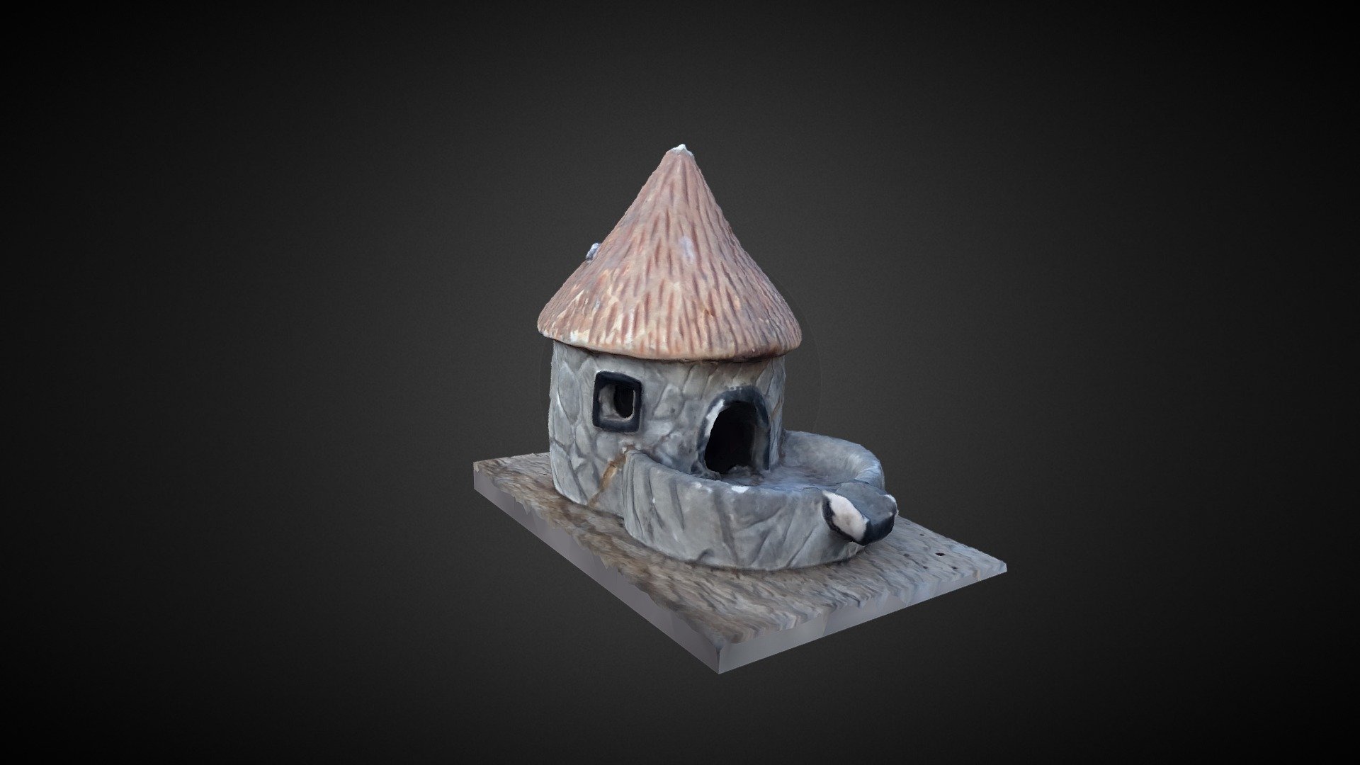 Miniature house from ceramics - Download Free 3D model by David Vereš ...