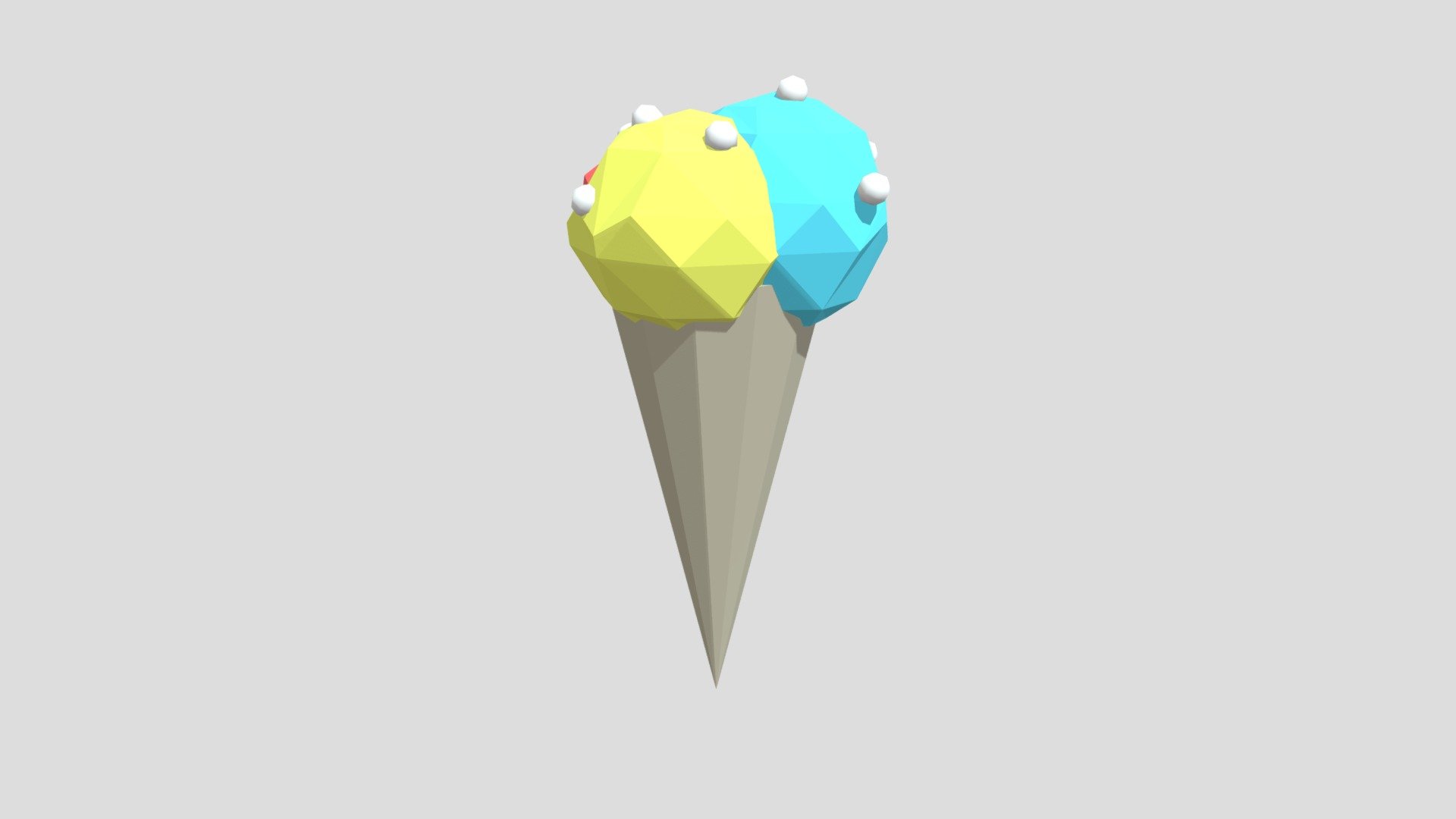 Ice cream from Poly by Google - 3D model by IronEqual (@ie-niels ...