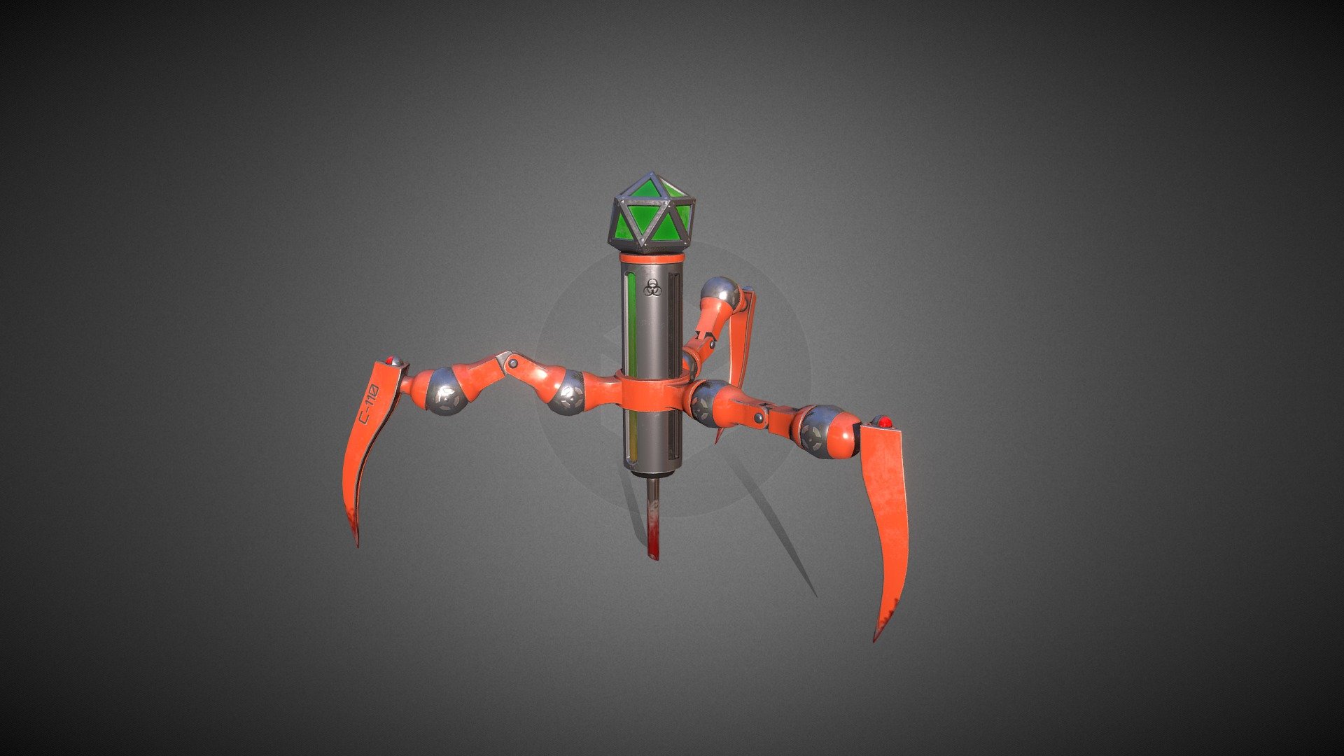 Nanorobot - 3D model by Arcess [ffa2e83] - Sketchfab
