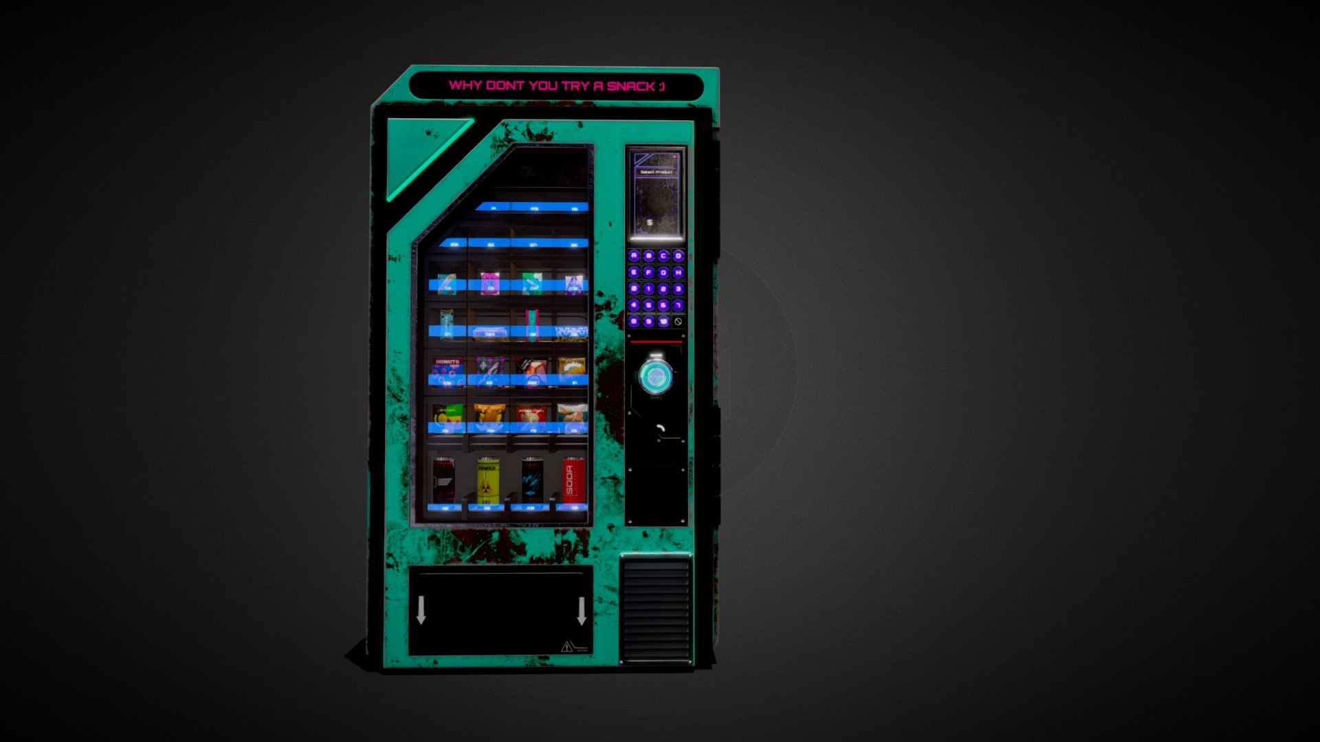 VENDING MACHINE - Buy Royalty Free 3D model by alejo066 [ffa3354 ...