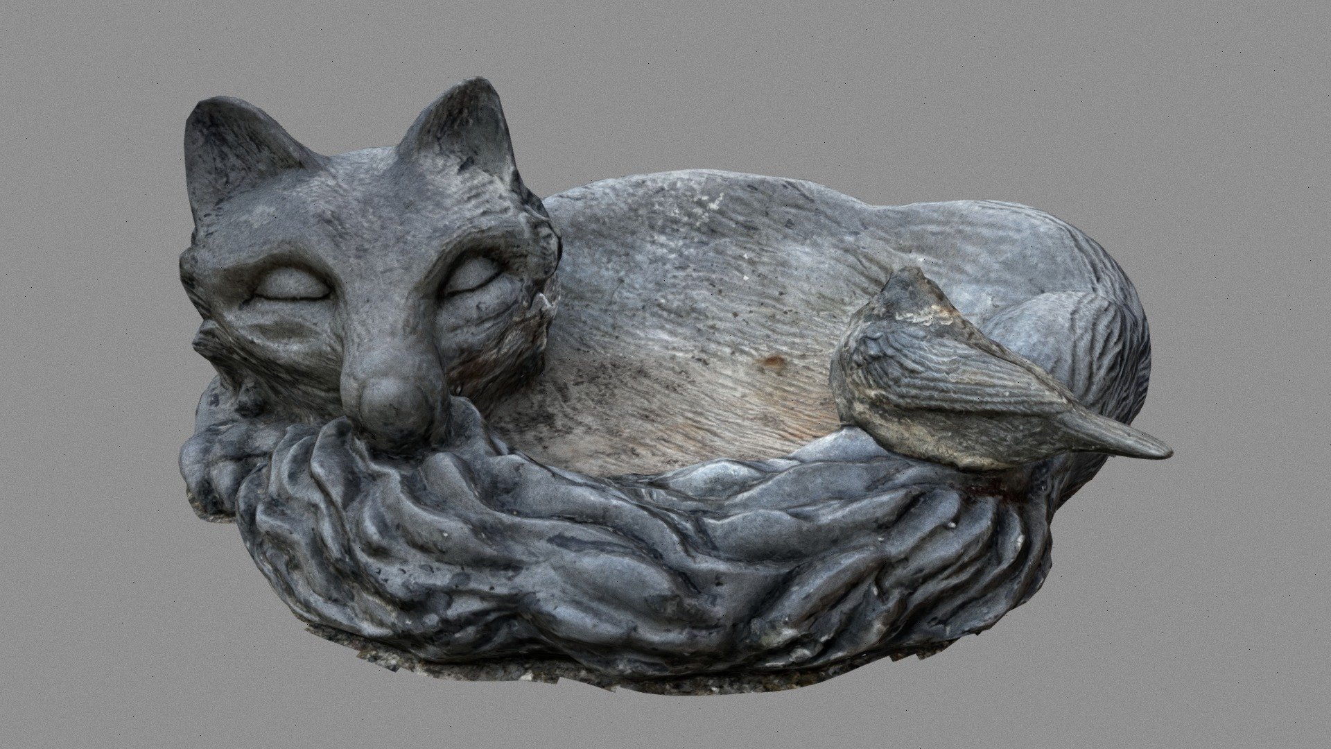 Fox Fountain - 3D model by cwasden [ffa54cc] - Sketchfab