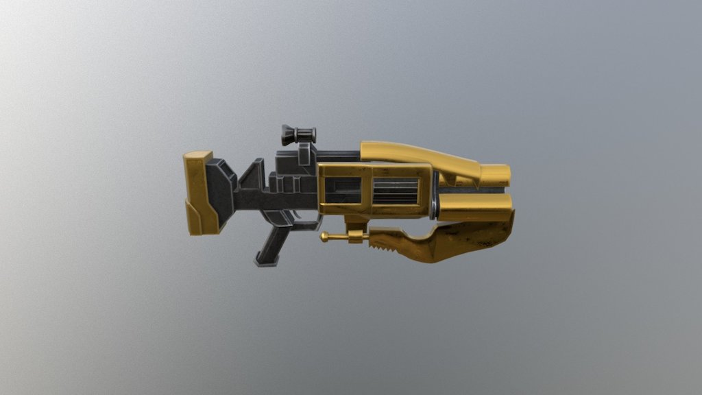 Gun - 3D model by Antosama [ffa701d] - Sketchfab
