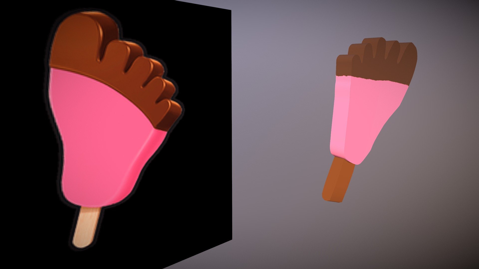Footprint Ice Cream by Evga,Greece - 3D model by babinio74 [ffa934d ...