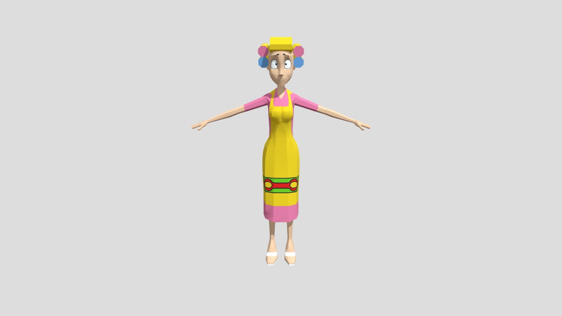 Mobile - El Chavo Kart 2015 - Dona Florinda - Download Free 3D model by ...