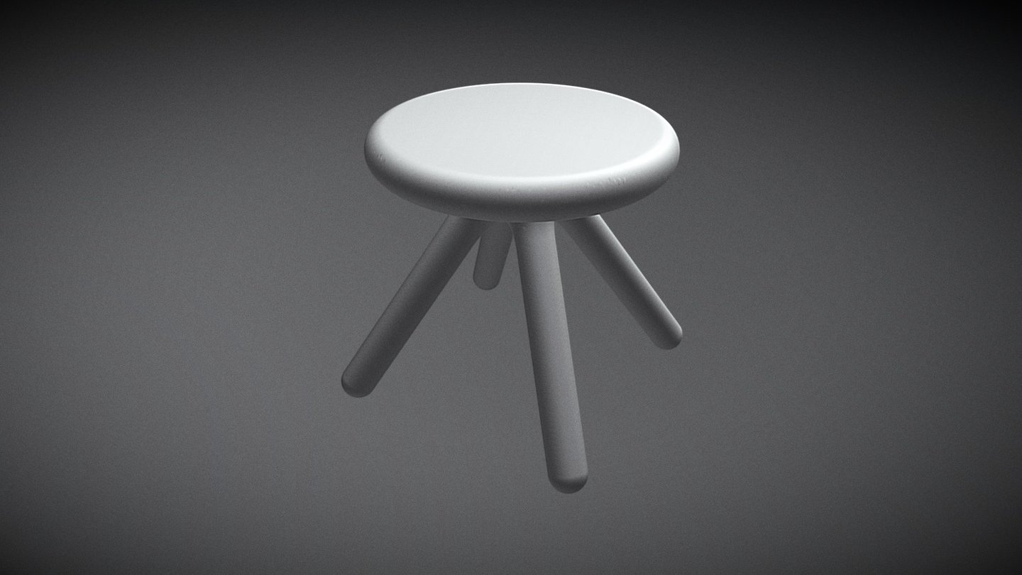 Stool [Made in F3] - 3D model by reza ali (@rezaali) [ffaa198] - Sketchfab