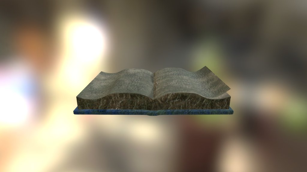 Book - 3D model by hermanv [ffab81f] - Sketchfab