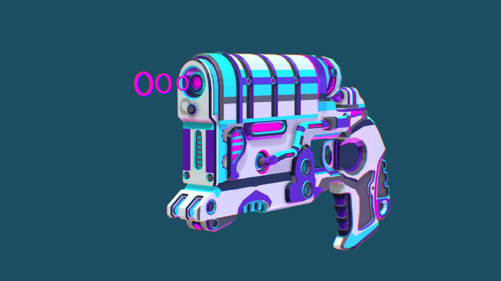 Mermaid Plasma Gun - 3D model by VioltiAngel [ffadaab] - Sketchfab