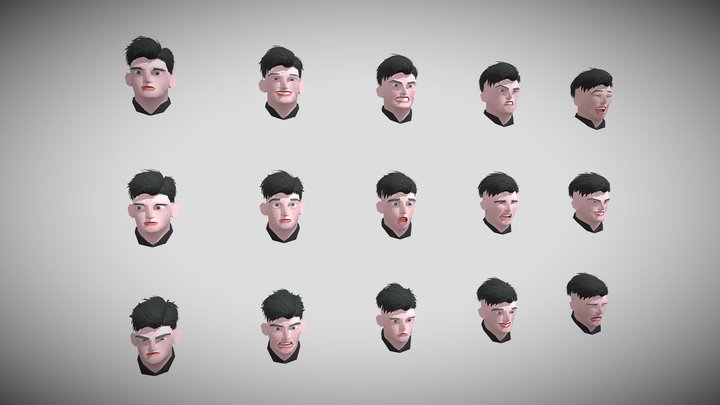 Emotions 3D models - Sketchfab