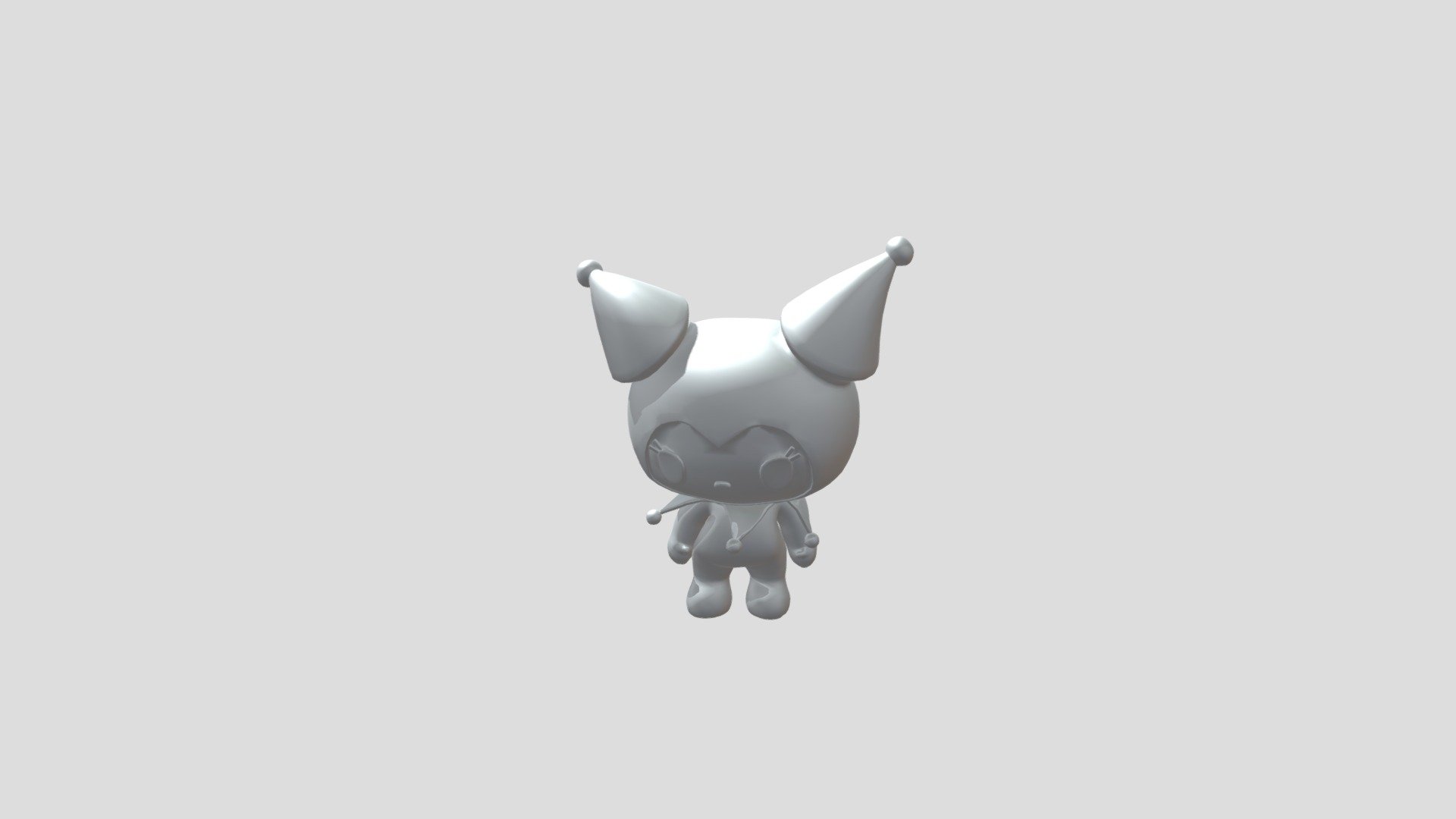 Kuromi-3d model - Download Free 3D model by catching models :3 ...
