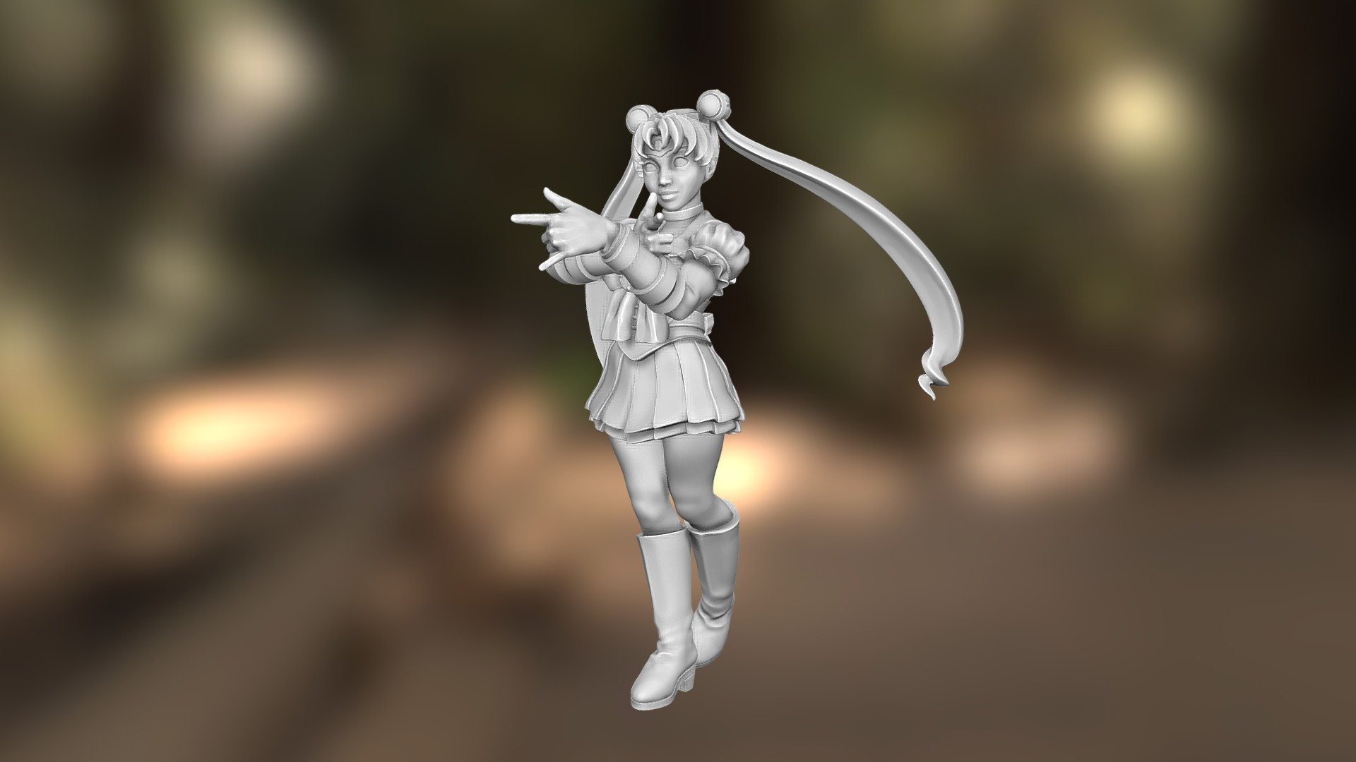 Sailor Moon D&D Miniature - Buy Royalty Free 3D model by Ethan Savage ...
