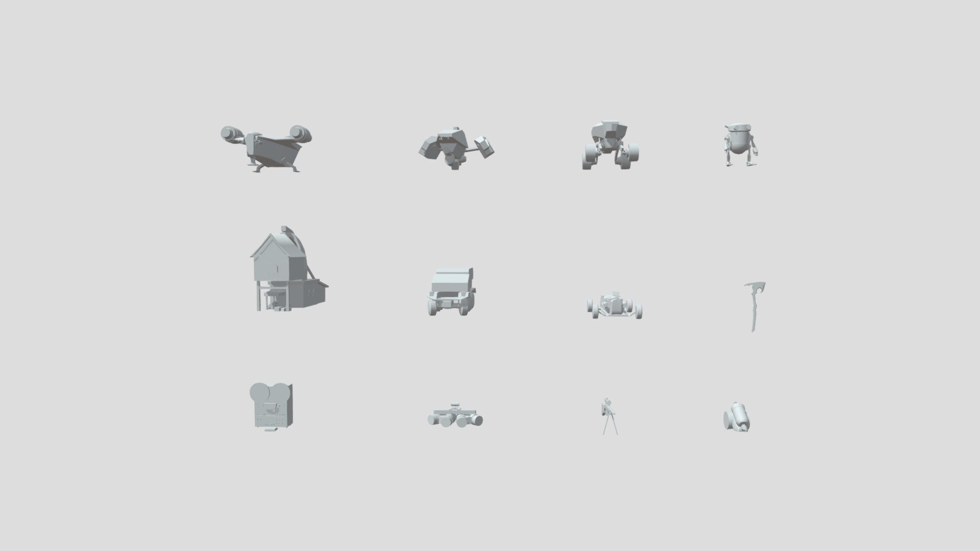 XYZ HW Blocking - 3D model by Guzevich [ffb1558] - Sketchfab
