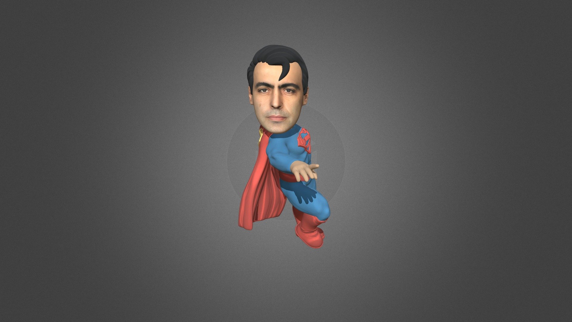 Superman Model - 3D model by 3DMiniSelfie [ffb2f72] - Sketchfab