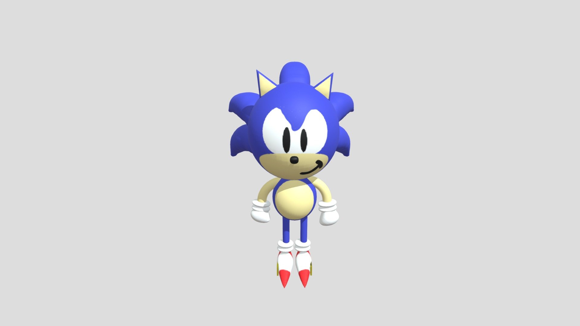 Classic Sonic 3D - Download Free 3D model by svetlanacelikelli [ffb3353 ...