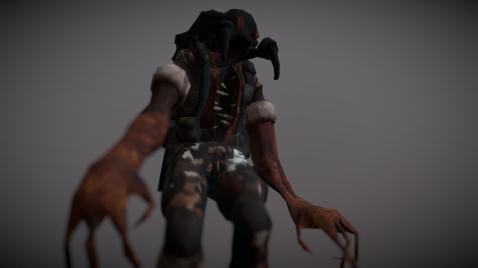 HL1 HD Headcrab Zombie Soldier1 Rig - Download Free 3D model by NO DONT ...
