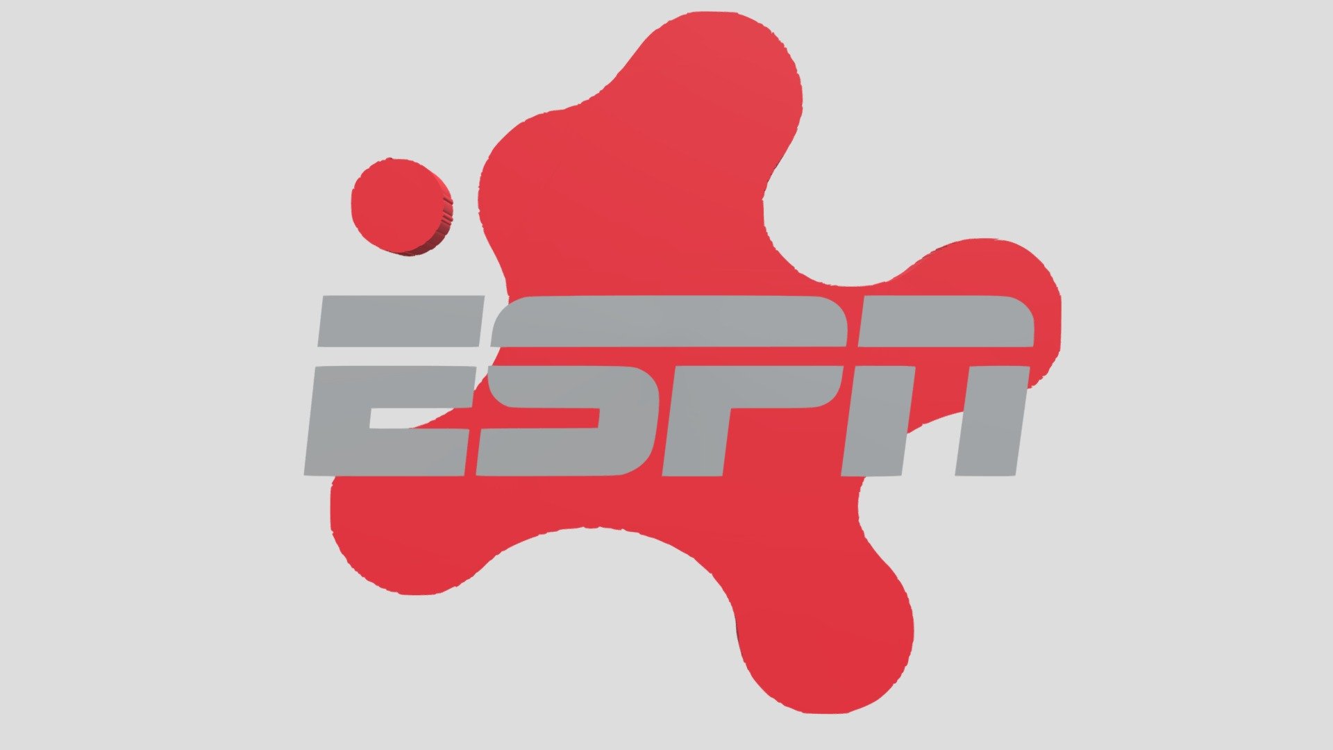 espn logo Splat (2024-Presents) - Download Free 3D model by Eww ...