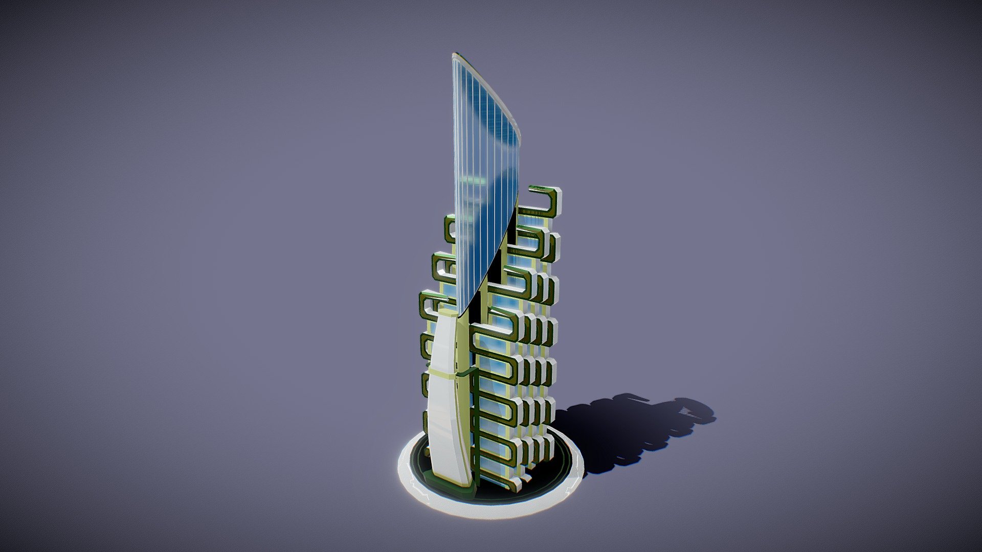 SciFi building_278 - Buy Royalty Free 3D model by TankStorm [ffb6332 ...