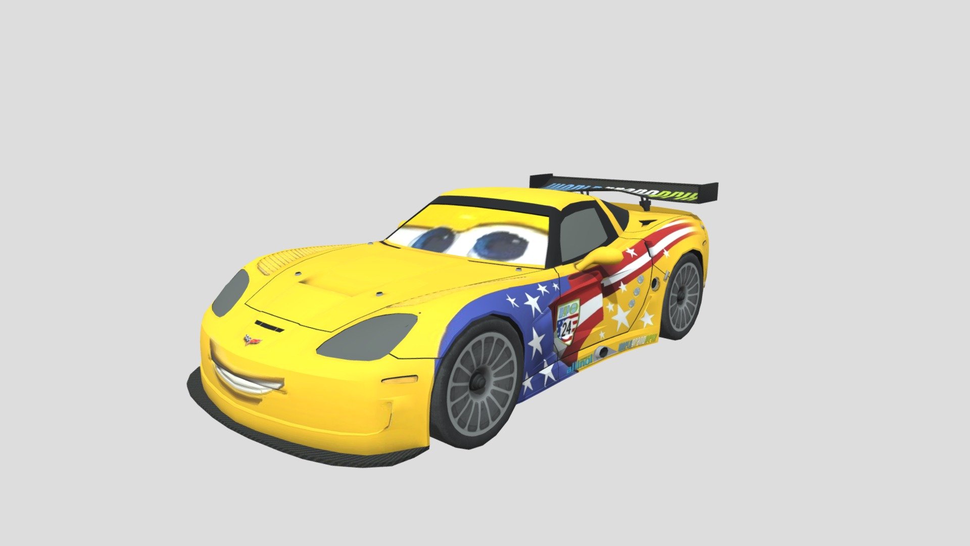 Jeff Gorvette - Download Free 3D model by mcqueenandf [ffb6517] - Sketchfab